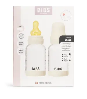 BIBS Set Of 2 Glass Baby Bottles - Ivory