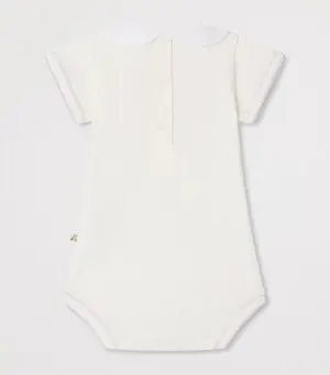 Bonpoint Organic Cotton Cygne Bodysuit