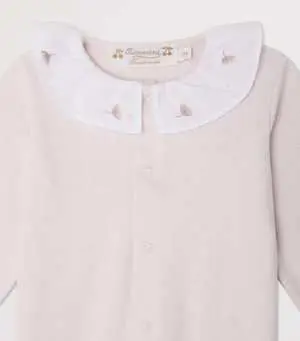 Bonpoint Cotton Lintina Sleepsuit