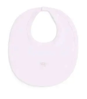 KISSY KISSY Cotton Stripe Elephant Bib - Pink
