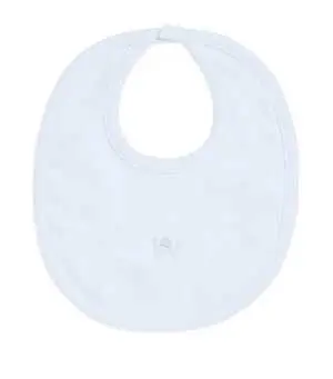 KISSY KISSY Cotton Stripe Elephant Bib - Blue