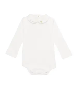 MARIE-CHANTAL Pima Cotton Embroidered Bodysuit