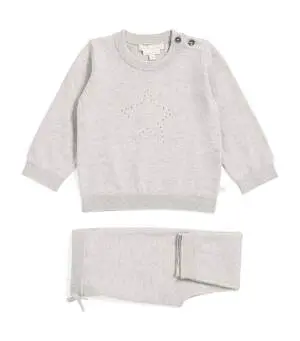 MARIE-CHANTAL Star Detail Sweater And Sweatpants Set