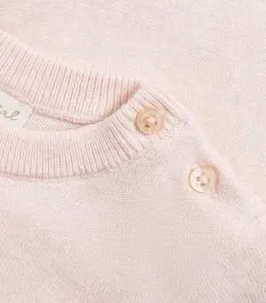 MARIE-CHANTAL Fine Knit Heart Detail Sweater And Sweatpants Set