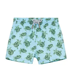 Trotters Daddy & Me Turtle Swim Shorts