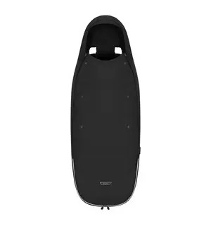 CYBEX Water-resistant Platinum Footmuff - Black