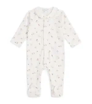 TARTINE ET CHOCOLAT Cotton Shirt And Trousers Pyjama Set - Beige