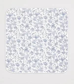TARTINE ET CHOCOLAT Cotton Toile De Jouy Blanket