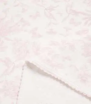 TARTINE ET CHOCOLAT Cotton Toile De Jouy Blanket