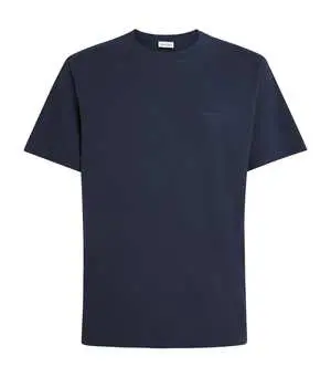 Frescobol Carioca Cotton-linen Dinis T-shirt - Navy