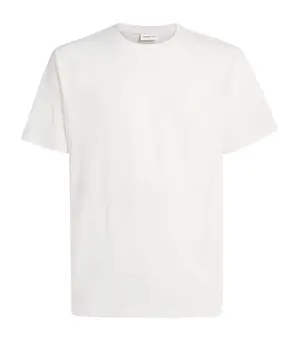 Frescobol Carioca Cotton-linen Dinis T-shirt - Ivory