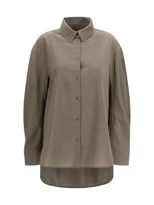 Jacquemus Citta Virgin Wool Shirt - Gray