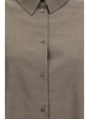 Jacquemus Citta Virgin Wool Shirt - Gray