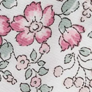 Trotters Cotton Floral Bow Hair Clip