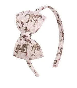 Trotters Cotton Alice Floral Headband - Pink