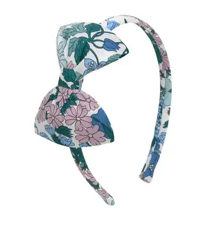 Trotters Cotton Alice Floral Headband - Blue