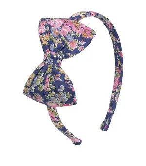 Trotters Cotton Alice Floral Headband - Blue