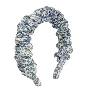 Trotters Cotton Arabella Scrunchie Headband - Blue