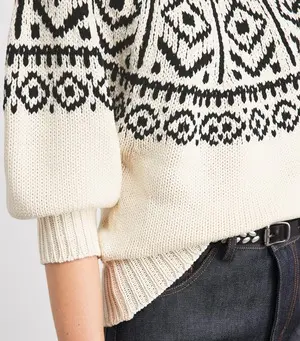 Altuzarra Geometric Jacquard Howard Sweater - Ivory