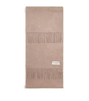 Johnstons Of Elgin Natural Cashmere Scarf - Beige