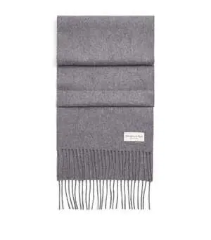 Johnstons Of Elgin Natural Cashmere Scarf - Grey