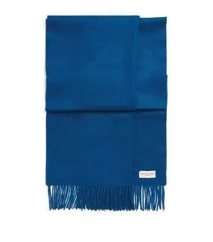 Johnstons Of Elgin Cashmere Stole - Blue