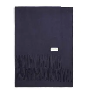 Johnstons Of Elgin Cashmere Stole - Navy