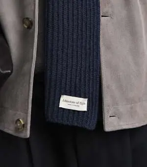Johnstons Of Elgin Cashmere Lovat Ribbed Scarf