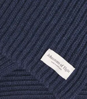 Johnstons Of Elgin Cashmere Lovat Ribbed Scarf