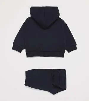 IL GUFO Cotton Zip-up Hoodie And Sweatpants Set