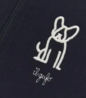 IL GUFO Cotton Zip-up Hoodie And Sweatpants Set