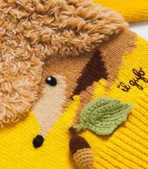 IL GUFO Merino Wool Hedgehog Sweater