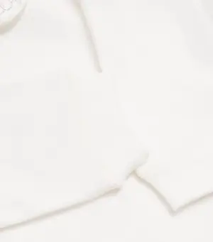 IL GUFO Cotton Bodysuit With Peter Pan Collar