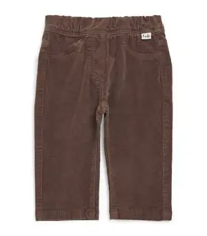 IL GUFO Cotton-blend Velvet Trousers