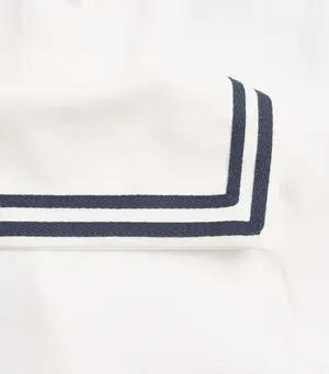 Petit Bateau Cotton Collared Playsuit