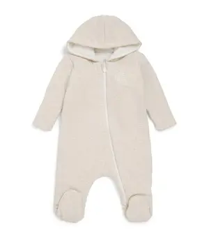 Petit Bateau Hooded Cotton All-in-one With Zip Fastening