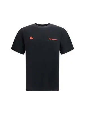 Burberry Cotton Map T-shirt - Black