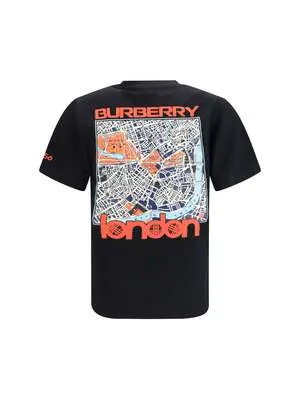 Burberry Cotton Map T-shirt
