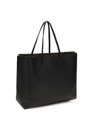 Fendi Medium Roll Roman Leather Shopping Bag