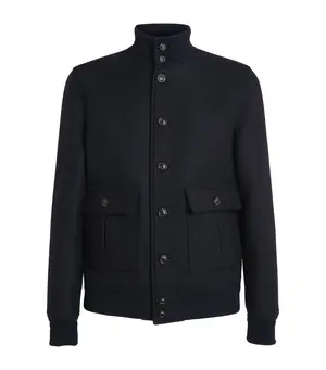 VALSTAR Virgin Wool "valstarino" Bomber Jacket