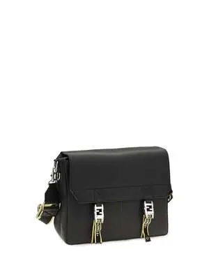 Fendi Flow Mess Medium Roman Leather Crossbody Bag