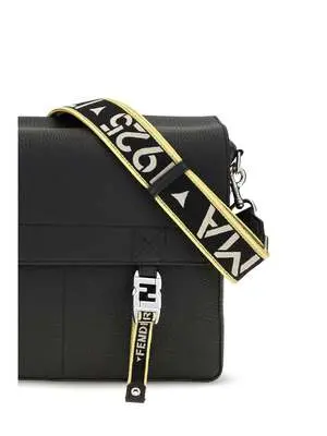 Fendi Flow Mess Medium Roman Leather Crossbody Bag