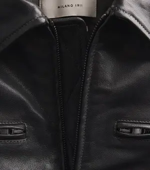 VALSTAR Biker Grained Leather Jacket