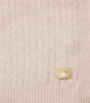 PUREBABY Cashmere Cable-knit Blanket