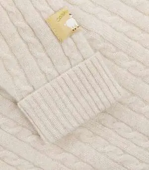 PUREBABY Cashmere Cable-knit Leggings