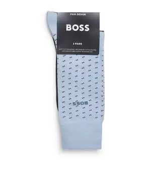 BOSS Cotton-blend Socks - Blue