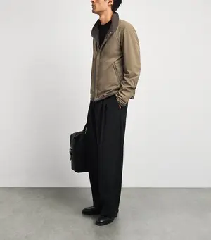 Sease Reversible Technical Nylon And Cotton Cashmere Blend Jacket