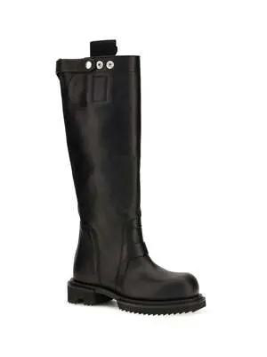 Rick Owens Gabe Leather Knee-high Boots
