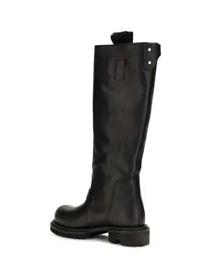 Rick Owens Gabe Leather Knee-high Boots
