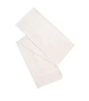 Colombo Cashmere-silk Embellished Scarf - White